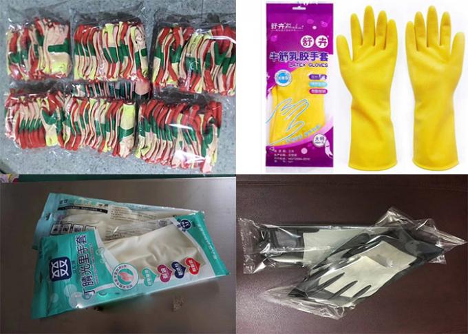 Leather Gloves Packing Machine , Rubber Gloves Industrial Packing Machine